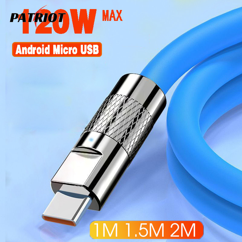 สายชาร์จโทรศัพท์ Android Micro USB 120W 1 1.5 2 ม. สําหรับโทรศัพท์ ...