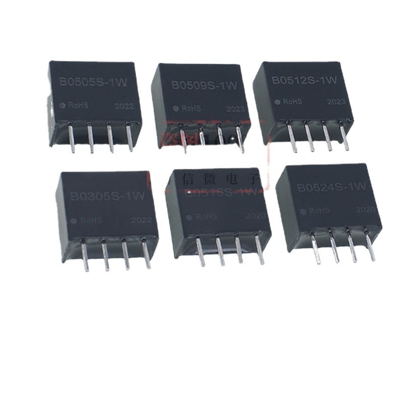โมดูลไฟฟ้าแยก DC-DC B0305S-1W, B0505S-1W, B0509S-1W, B0512S B0515S ...