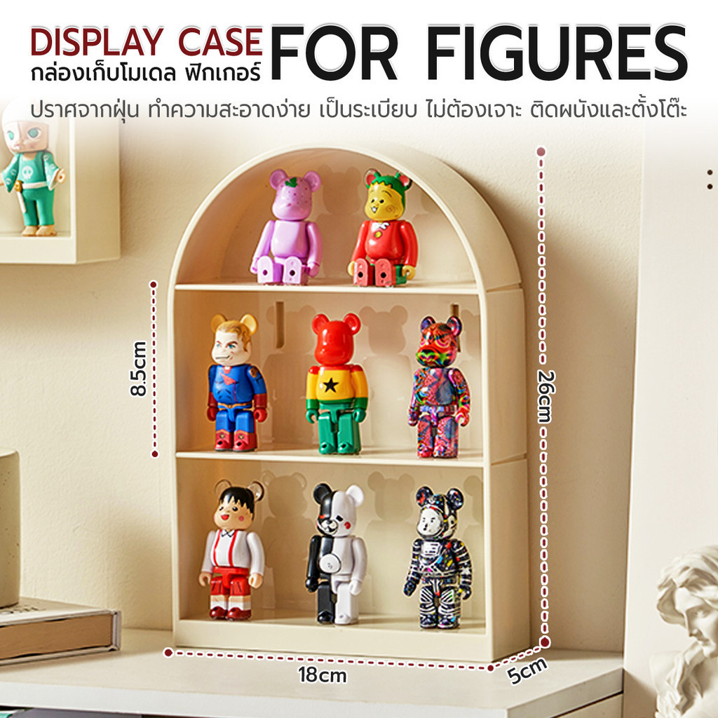 ชั้นวางโมเดล ติดผนัง ชั้นแขวนผนัง กล่องอะคริลิคใส ฟิกเกอร์ กล่องโมเดล ...