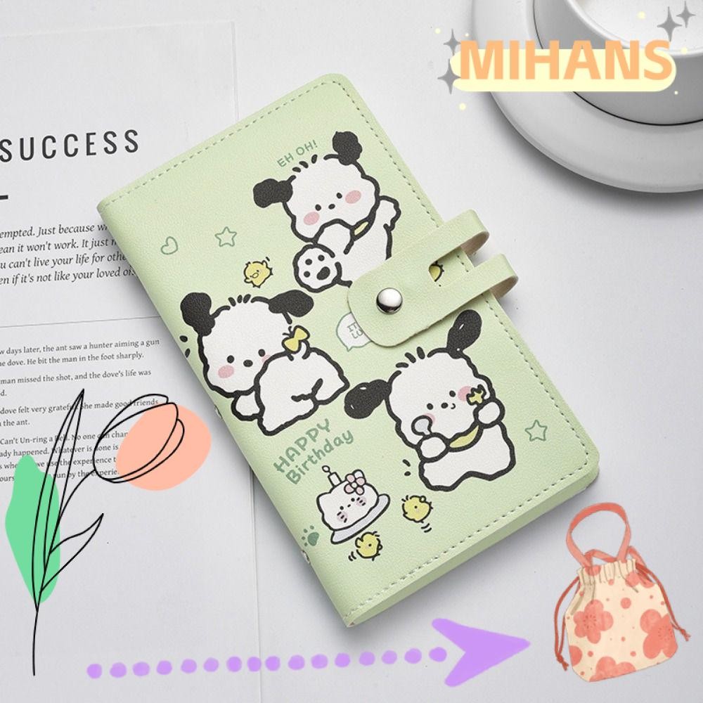 Mih กระเป๋าสตางค์ใบสั้น, หนัง PU Sanrio Pochacco Card Holder, การ์ดช่องเสียบการ์ดการ์ตูน 96 ความ ...