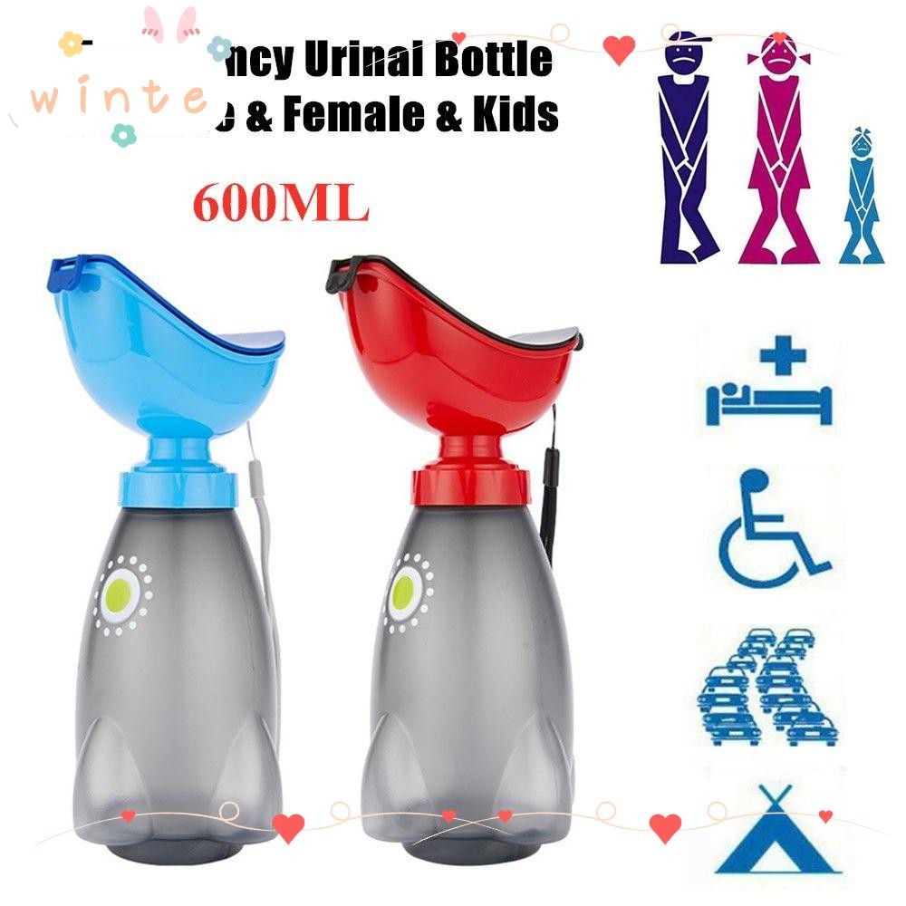 Winte 600ML ขวดปัสสาวะแบบพกพาปัสสาวะ Pee Funnel Toilet Aid Bottle ...