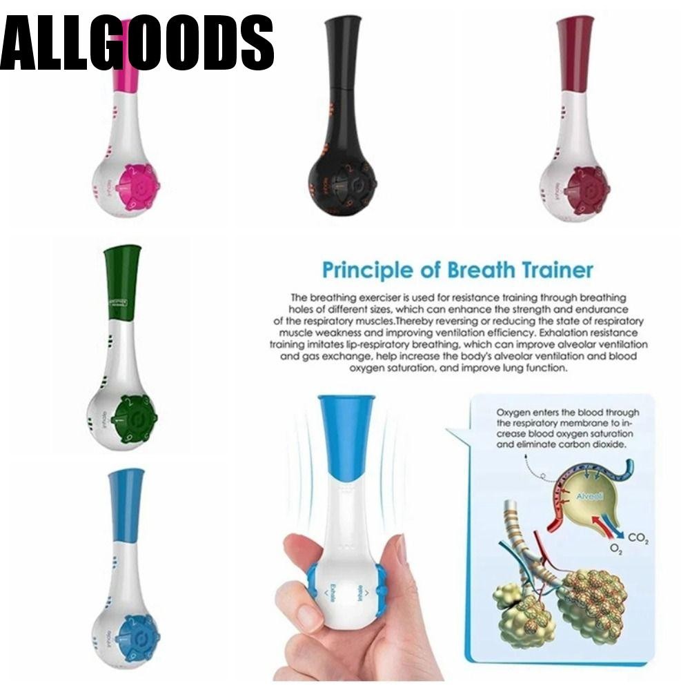 Allgoods Breathing Trainer, Breathe Easier Stronger Lungs ธรรมชาติ ...