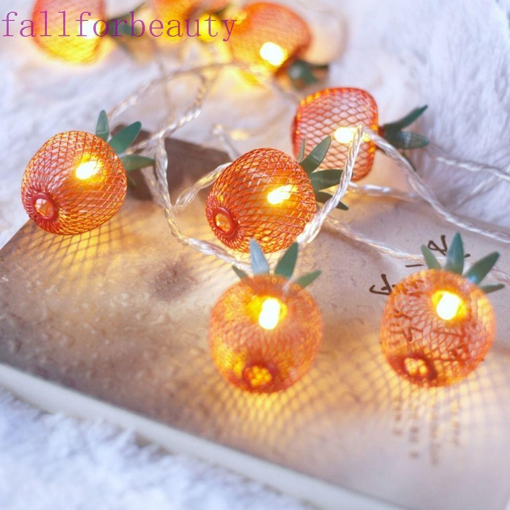 Fallforbeauty ไฟสตริงผลไม้, แบตเตอรี่ขับเคลื่อน 10LED ไฟ LED String, Creative 2M Festive Party ...