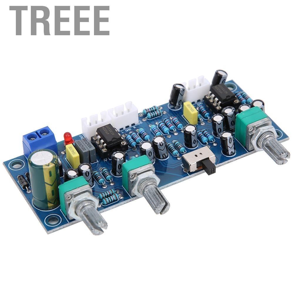 Treee Digital Preamplifier Powerful Bass HiFi Circuit Board Preamp 2.1 Channel | Shopee Thailand