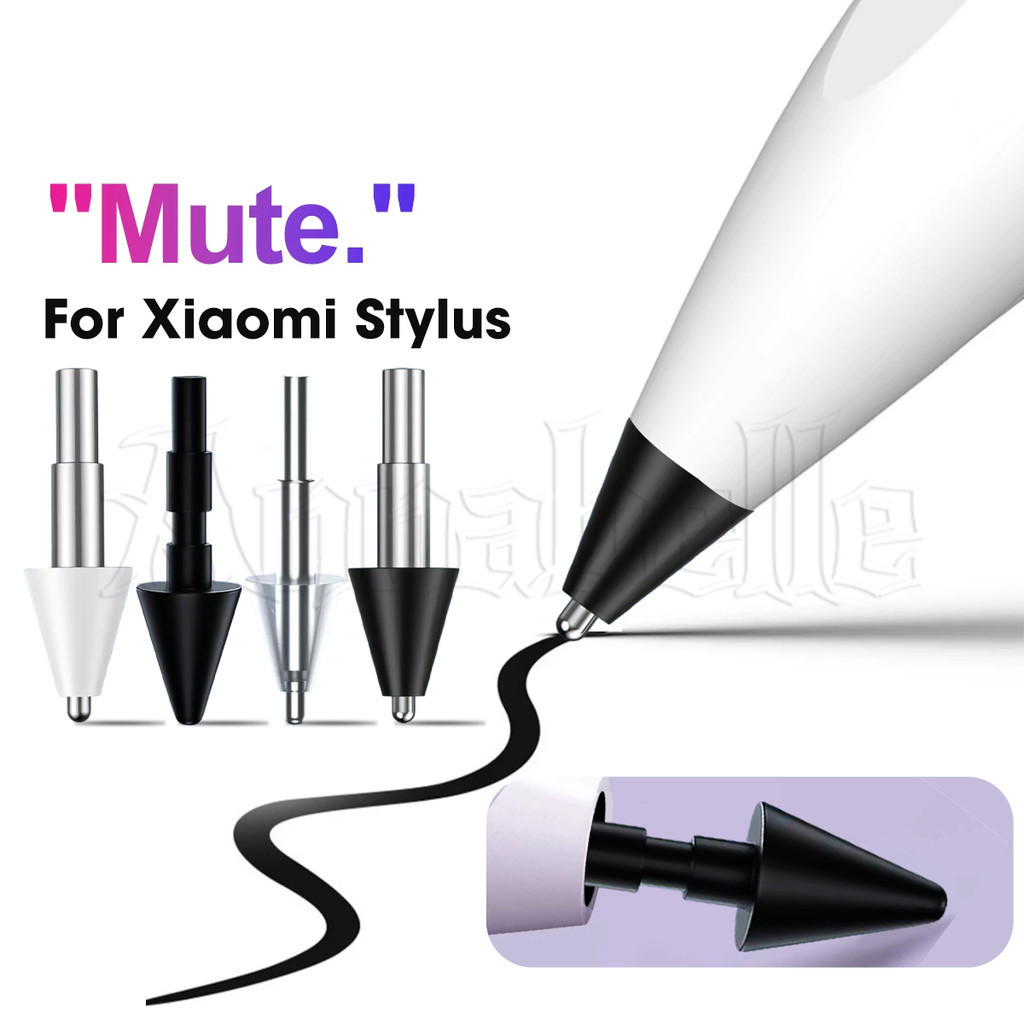หัวปากกาสไตลัส โลหะ ลดเสียงรบกวน แบบเปลี่ยน สําหรับ Mi Spirit Touch Pen ...