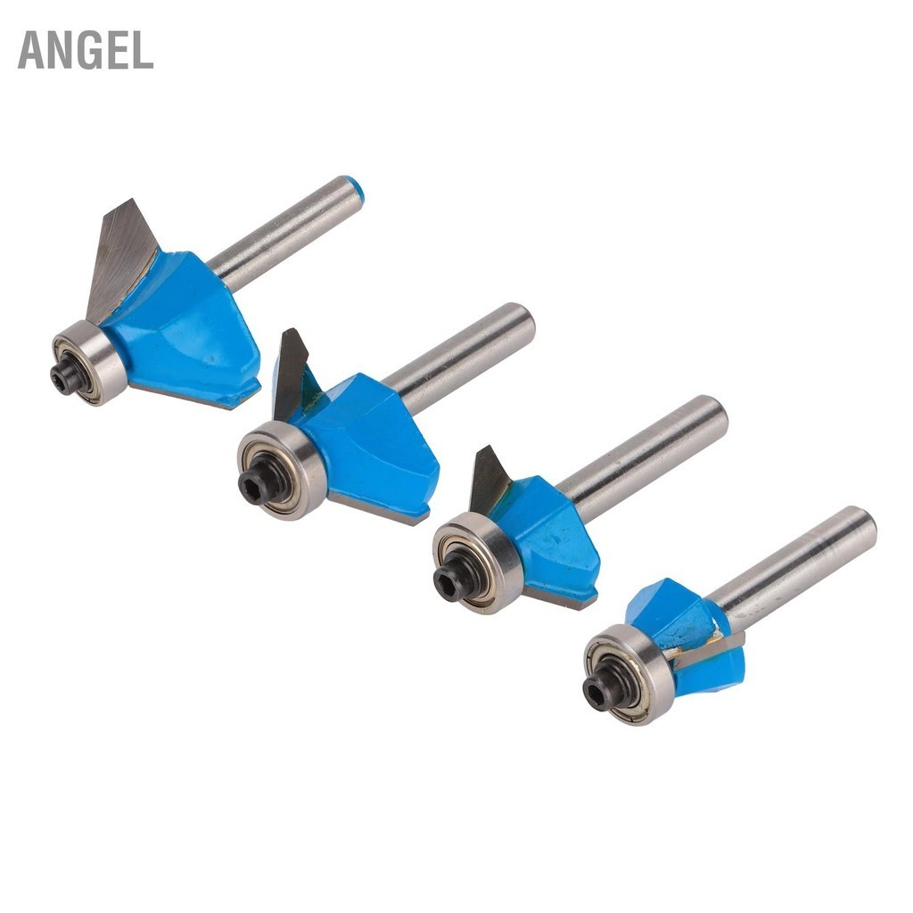 ANGEL Router Bit 45 องศา 1/4in Round Shank Chamfer เครื่องมือ พร้อม ...