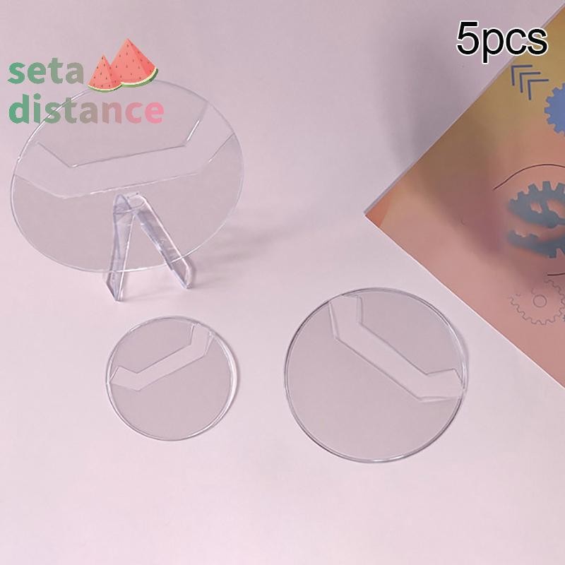 [Setad] 5 ชิ้น Pin Case Badge Protector เคสใสสําหรับ Anime Badge Pins ...