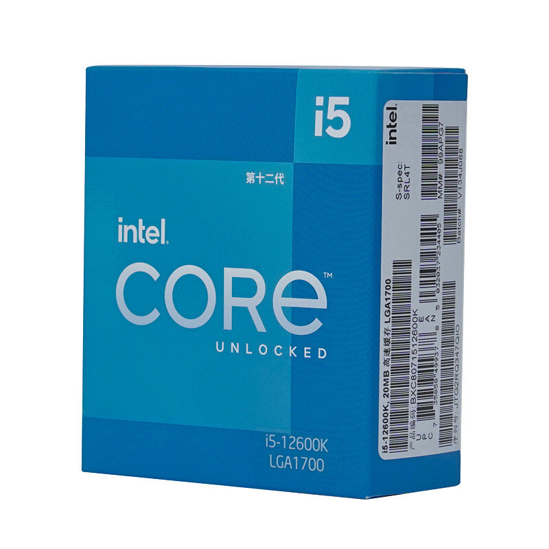 โปรเซสเซอร์ Intel Core I5 12600K รุ่นที่ 12 แบบกล่อง 10 คอร์ 16 เธรด ...