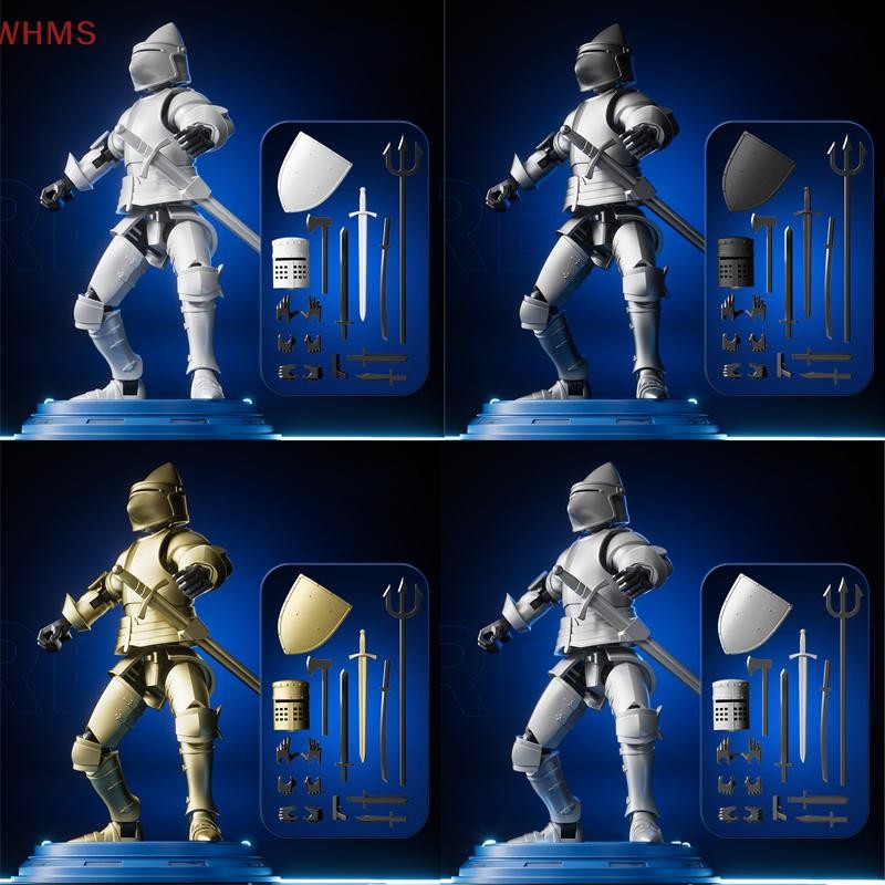 (WHMS) Knight VS Skeleton Joint Man Dummy Action Figure ประกอบของเล่น ...