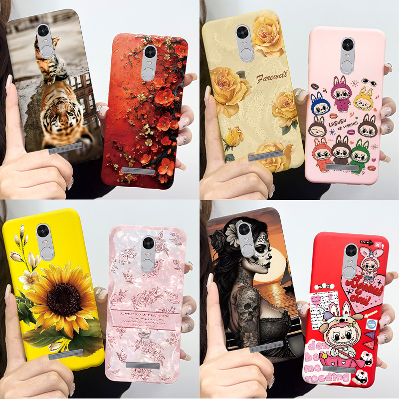 สําหรับ Xiaomi Redmi หมายเหตุ 3 ดอกไม้ที่สวยงาม Labubu การพิมพ์เคสโทรศัพท์ Redmi Note3 Pro สี ...