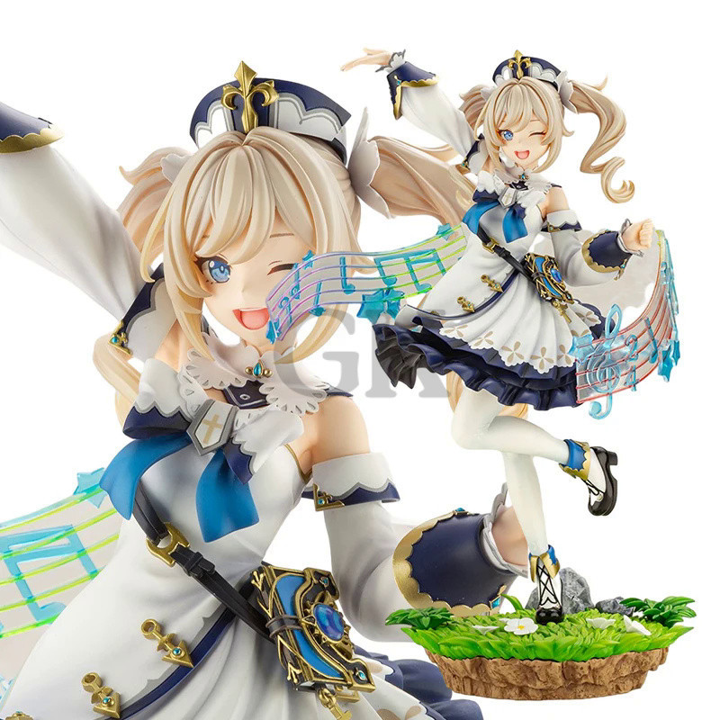 GK Anime Figure Genshin Impact Barbara Aether Standing Holding Sword ...