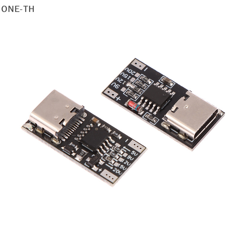 One-th ใหม่ โมดูลบอร์ดทริกเกอร์ชาร์จเร็ว USB Type-c PD2.0 PD3.0 9V 12V 15V 20V PD QC | Shopee ...