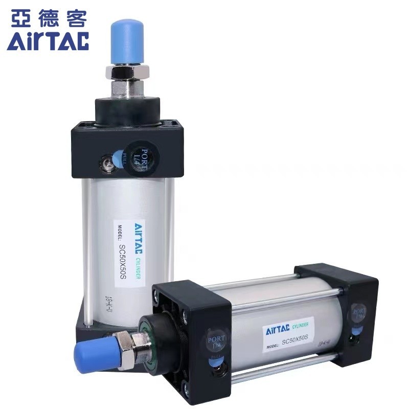 Airtac SC กระบอกสูบมาตรฐาน SC32 SC40 SC50 X25 X50 X100 X150 X200 X300 ...