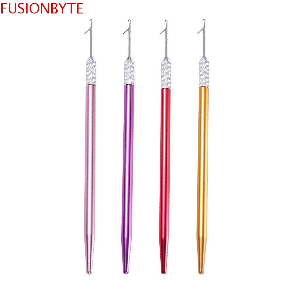 Fusionbyte ตะขอโลหะเข็มเริ่มต้น Professional ที่ยอดเยี่ยม Feather เครื่องมือต่อผมพรมทําซ่อม ...