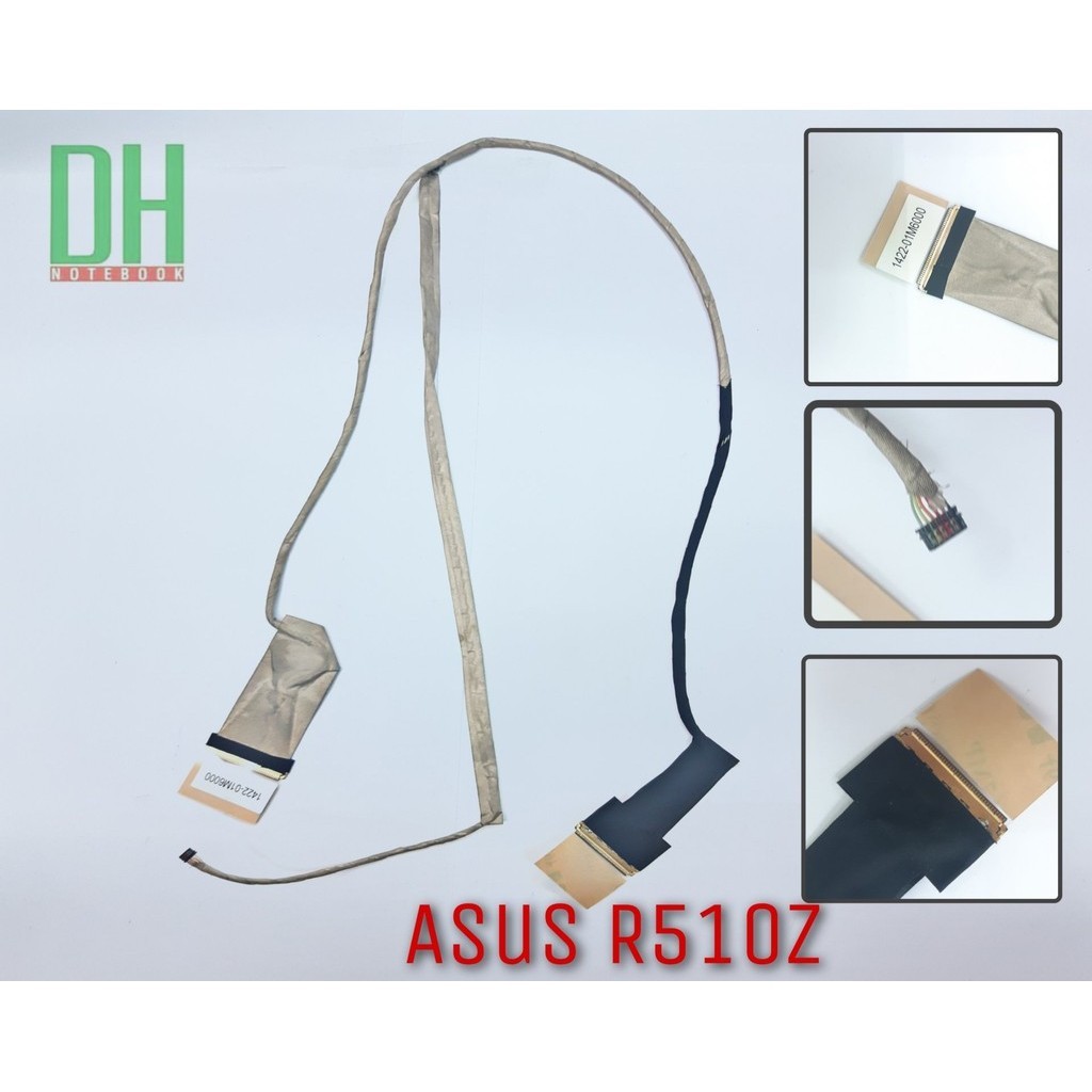 อะไหล่ สายแพรจอ โน๊ตบุ๊ค ASUS R510Z 40 PIN X550D, X550DP, F550DP ...