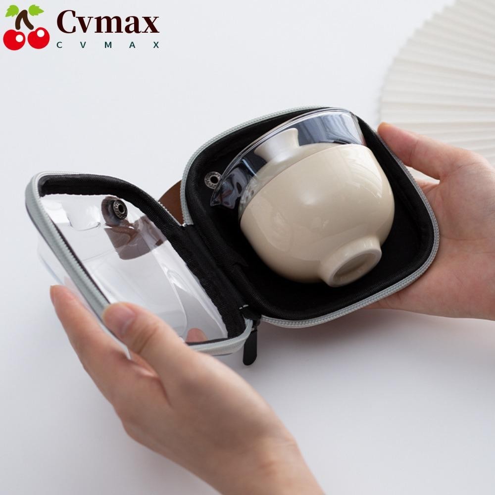 Cvmax ชุดกาน้ําชาเซรามิค แบบพกพา สไตล์กังฟู สร้างสรรค์ สําหรับชงชา | Shopee Thailand