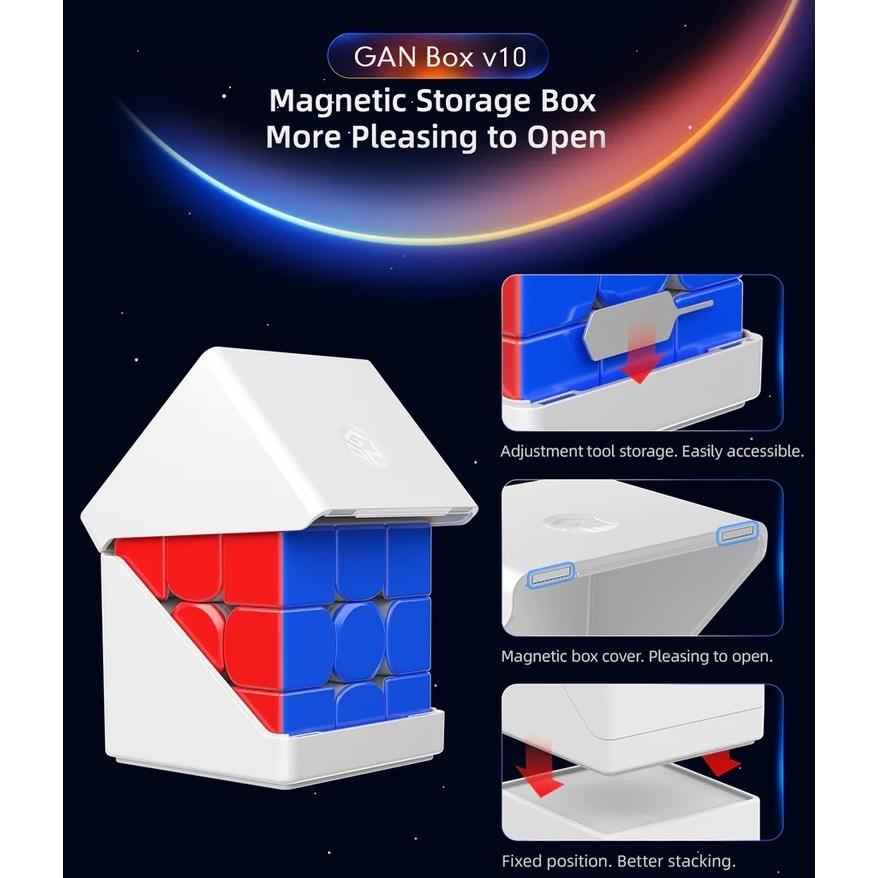 ของเล่น GAN 13 GAN 12 MagLev Frosted / UV Coated GAN Mirror UV Pyraminx รูบิคแม่เหล็ก 2022 3x3 ...
