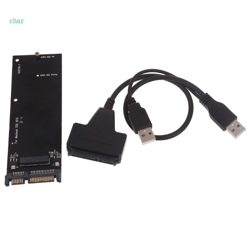 Char อะแดปเตอร์การ์ด SSD เป็น 2 5 3 0 7+17 Pin SSD เป็น 6Gb s 22Pin ...