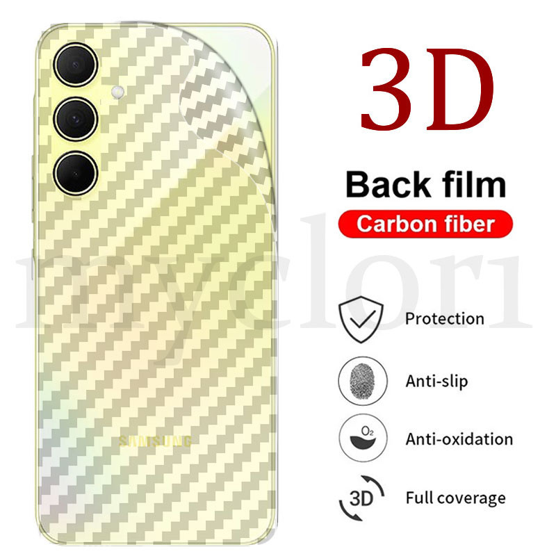 ฟิล์มหลังลายเคฟล่า Samsung ss Galaxy A16 A06 A55 A54 A35 A34 A25 A24 ...