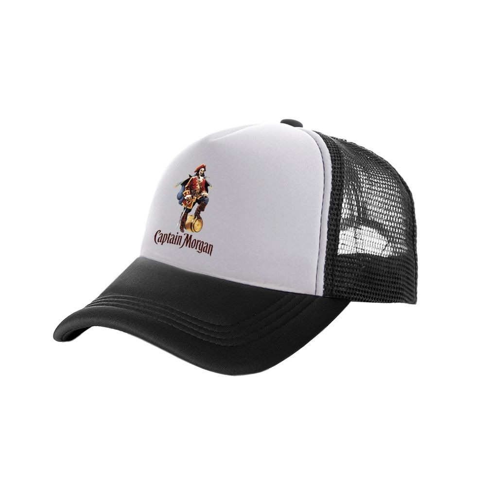 Captain Morgan Logo Trucker cap Men หมวกตลกเบสบอลหมวก Cool Summer Uni ...