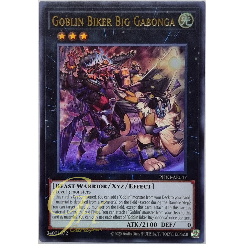 Yugioh [PHNI-AE047] Goblin Rider Big-Head Gabonga (Ultra Rare) | Shopee ...