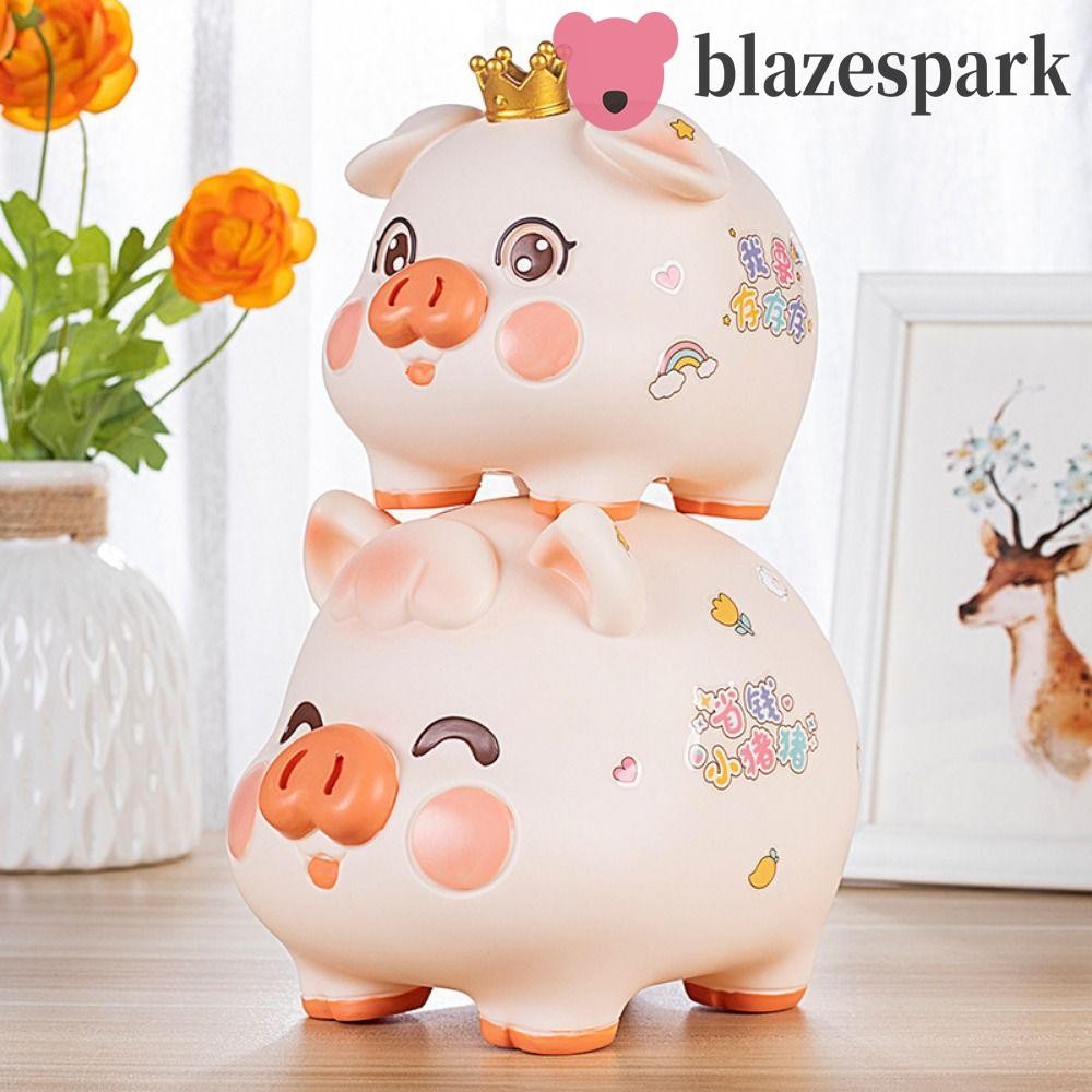 Blazespark กระปุกออมสินหมู, เคลือบความจุสูงสัตว์ Saving Jar, ที่ไม่ซ้ํากัน Anti-fall การ์ตูน ...