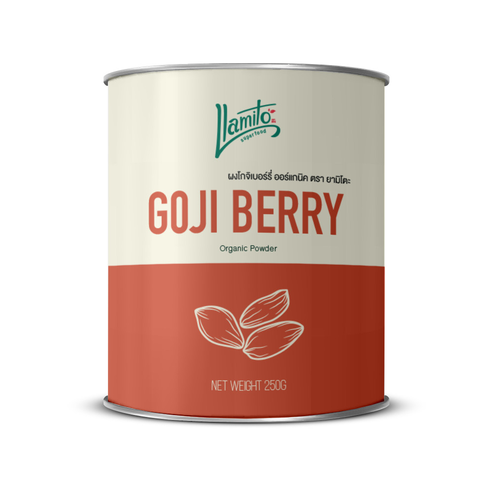 Llamito Organic Goji Berry Powder (250g.) ผงโกจิเบอร์รี่ ออร์แกนิค ...