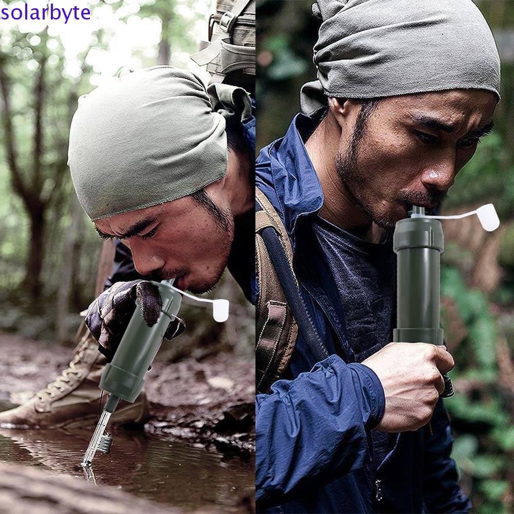 Solarbyte หลอดกรองน้ําขนาดเล็ก, เครื่องกรองน้ําฟอกอากาศขนาดเล็ก, หลอดกรองฟางดื่มโดยตรง TUP กรอง ...