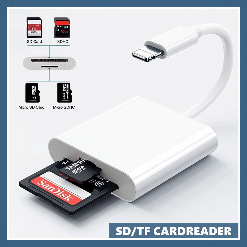 OTG IP Card Reader 3in1 สำหรับ SD/TF มัลติฟังก์ชั่น แปลงไฟล์เร็ว ...