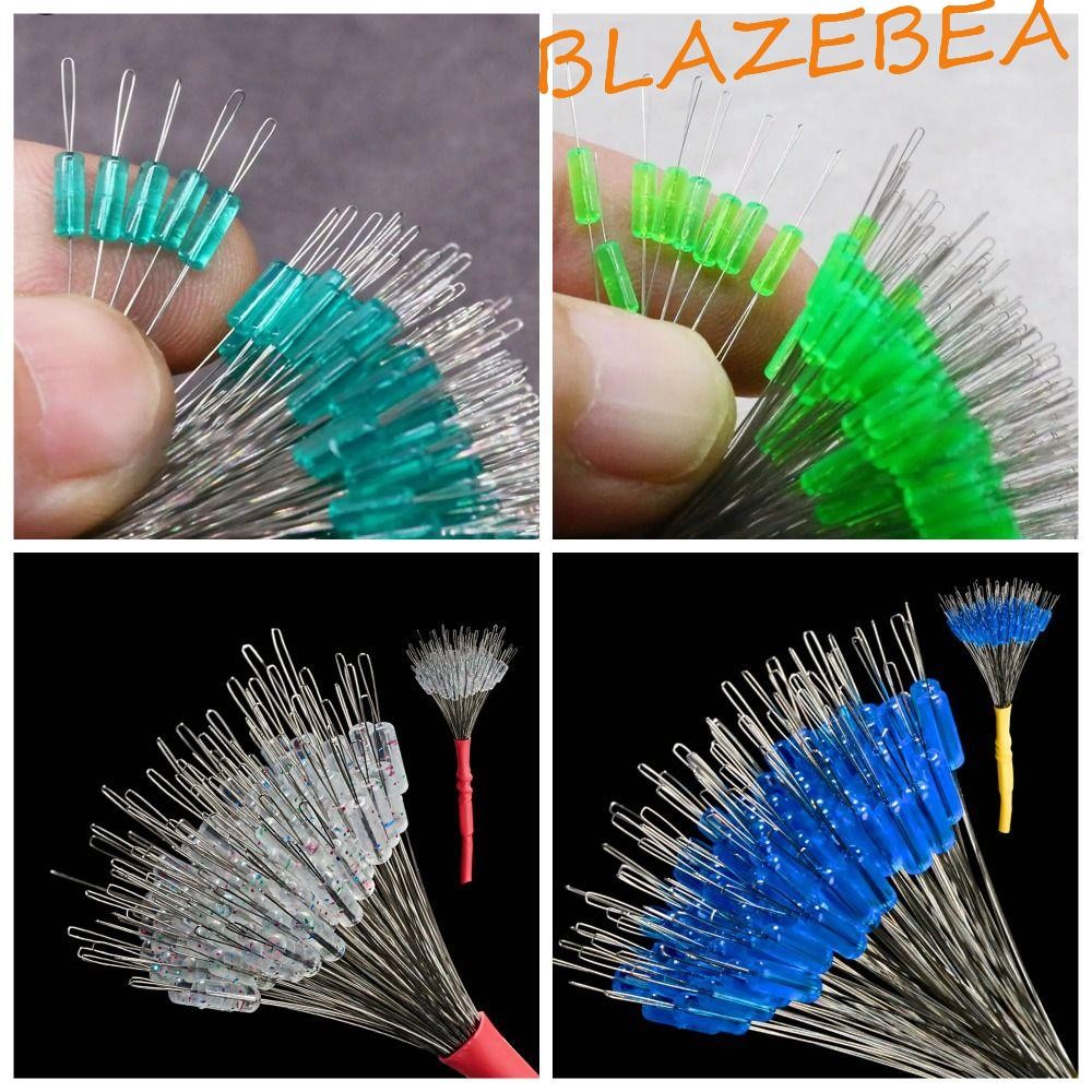 Blazebea 100pcs สายตกปลา Stopper, วัตถุยักษ์ 5 ขนาดตกปลา Space Beans, Space Bean Stopper ...