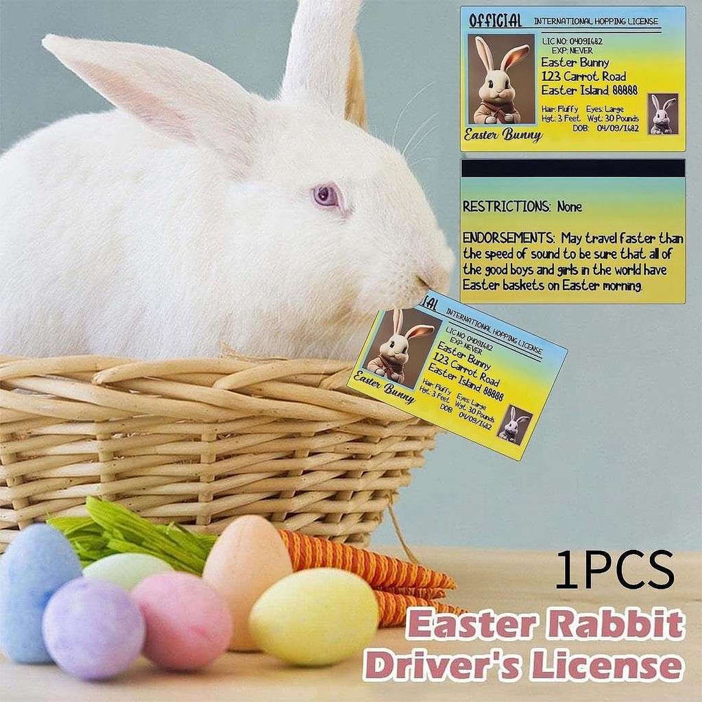 [Lszcx6l] Easter Bunny Easter Rabbits Card ความแปลกใหม่ ขอแสดงความยินดี ...