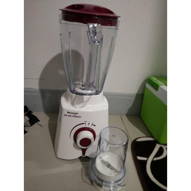 มอเตอร์แรงมาก SHARP เครื่องปั่น 600 วัตต์ รุ่น EM-ICE POWER (ใบมีด 6 แฉก) | Shopee Thailand