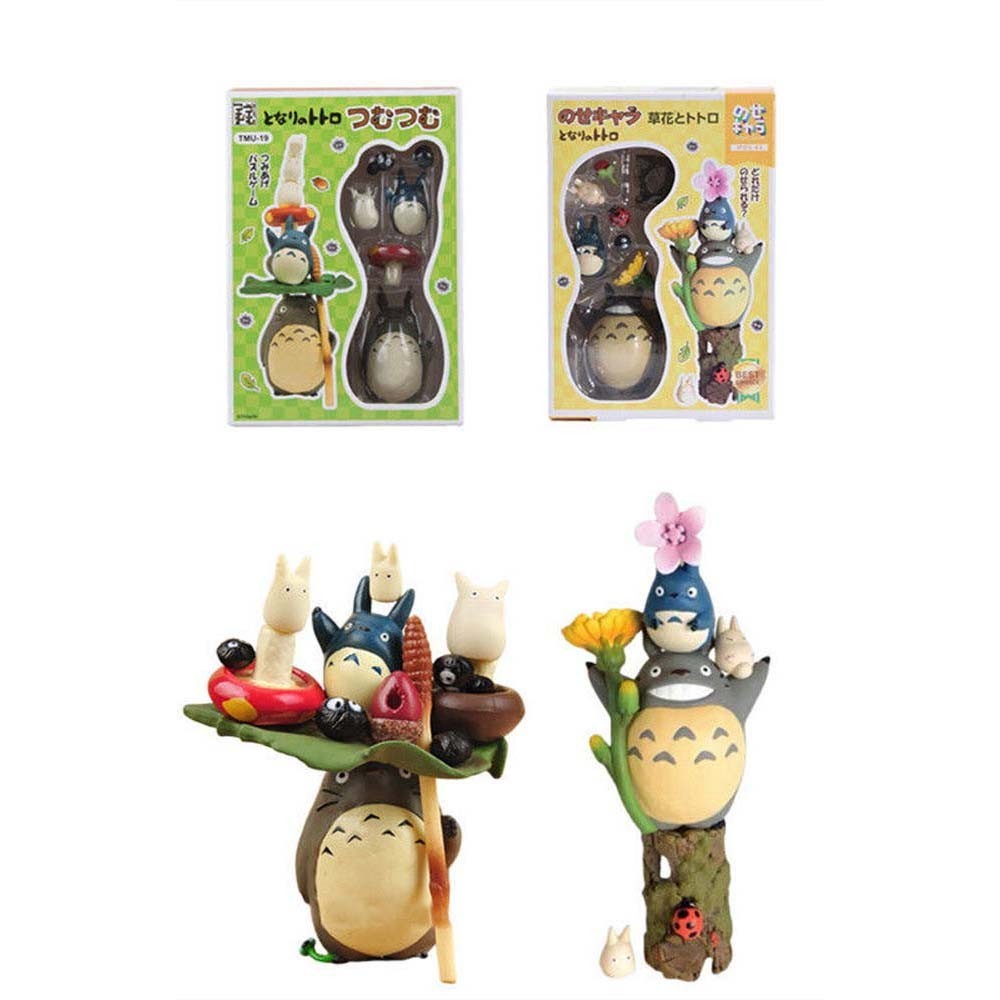Studio Ghibli My Neighbor Totoro Put Chara Stacking Game Figure New ...