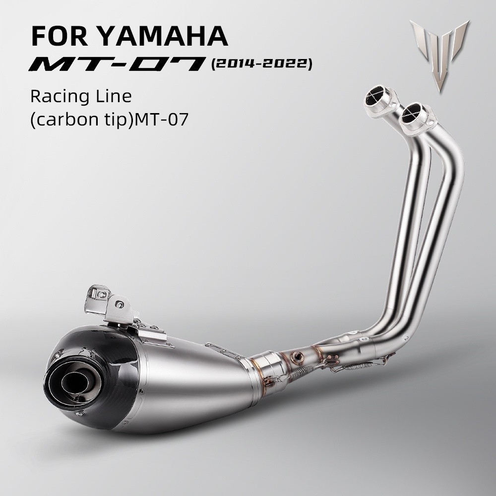 Mt07 FZ07 Xsr700 Akrapovic S-Y7R8-HEGEHT ท่อไอเสียรถจักรยานยนต์ แบบสวม ...