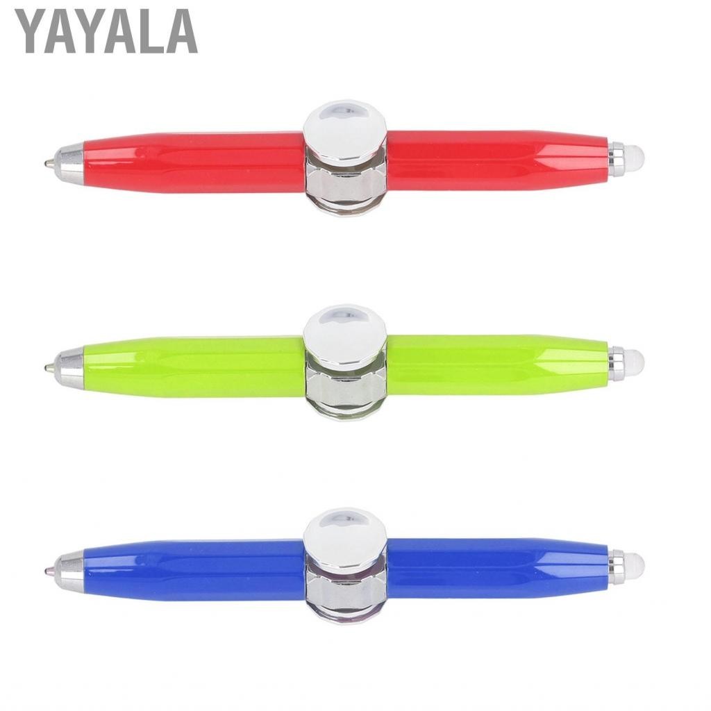 Yayala Anti Anxiety Rotating Ballpoint Pen Relaxation LED Light Stress ...