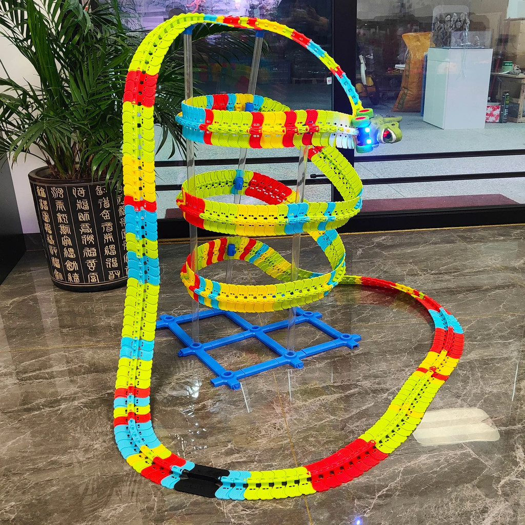 เด็กปีนเขา Anti Gravity Rail รถของเล่นอุปกรณ์เสริมและ 46-101PCS ชุด ...