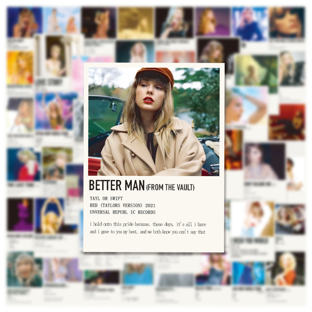 พร้อมส่ง Midnights taylor swift music T-Swizzle USA sticker สติกเกอร์ ...