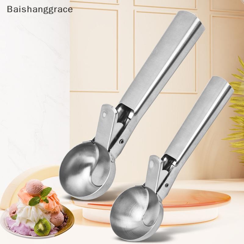 Baishanggrace ที่ตักไอศกรีม สแตนเลส Ice Cream Digger Non-Stick ผลไม้ ...