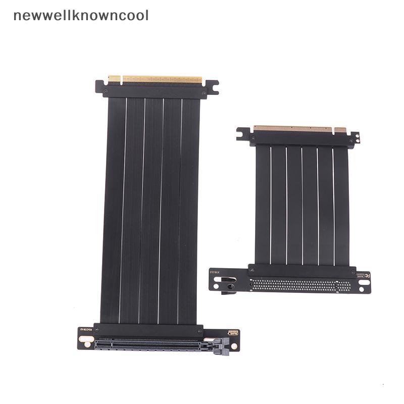 Newwellknowncool ความเร็ว PCIE 3.0 4.0 16x Riser สายกราฟิกการ์ดสาย PCIE ...