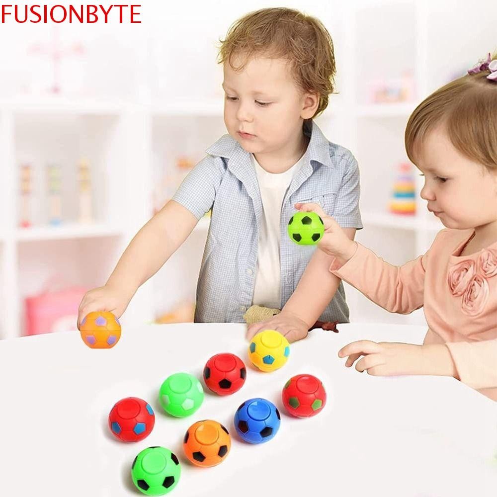 Fusionbyte 10PCS ฟุตบอล Fidget Spinners, Mini Rotatable Soccer Ball ของเล่น, Goodie กระเป๋า ...