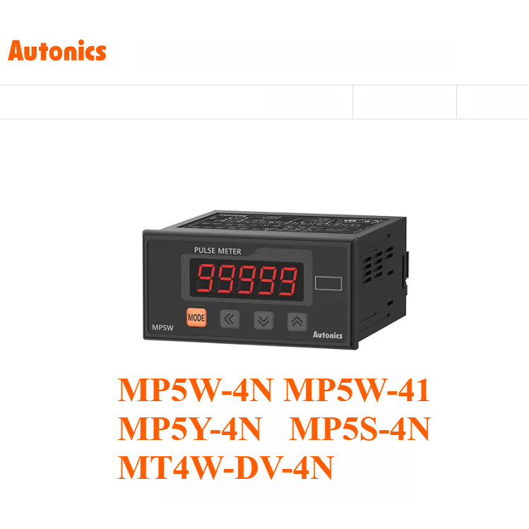 Autonics MP5W-4N MP5W-41 MP5Y-4N MP5S-4N MT4W-DV-4N Pulse Meter Pulse Tachometer | Shopee Thailand