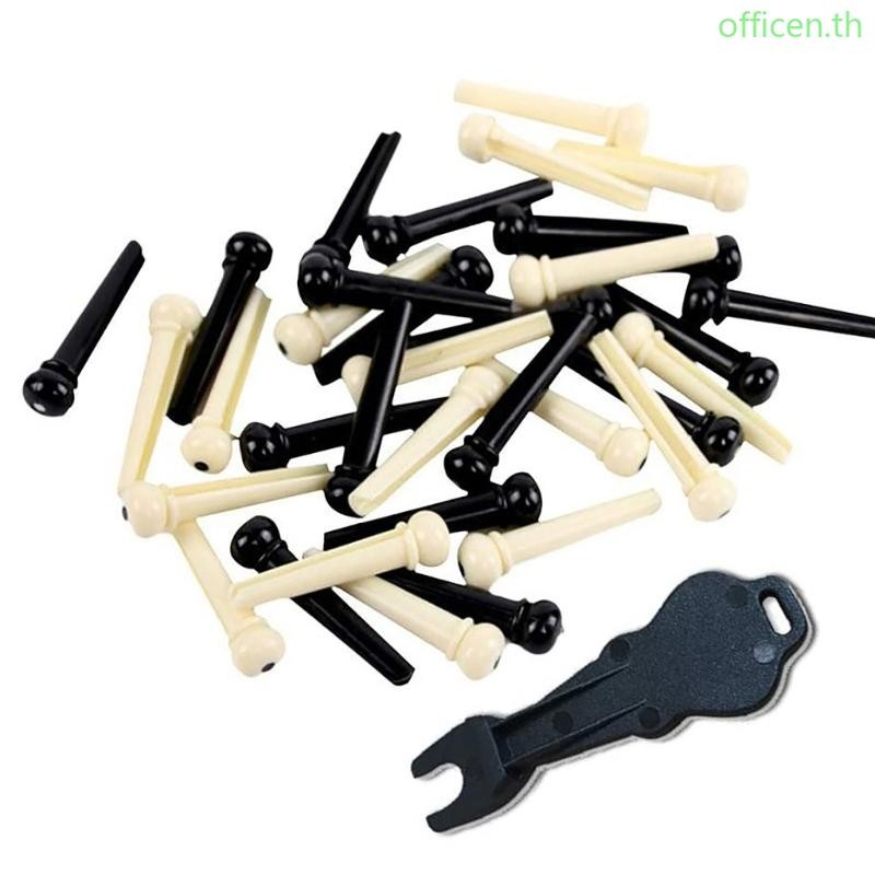 Cen 26 ชิ้นกีตาร์อะคูสติกสะพาน Pin Puller ดึง Remover Extractor เปลี่ยน ...