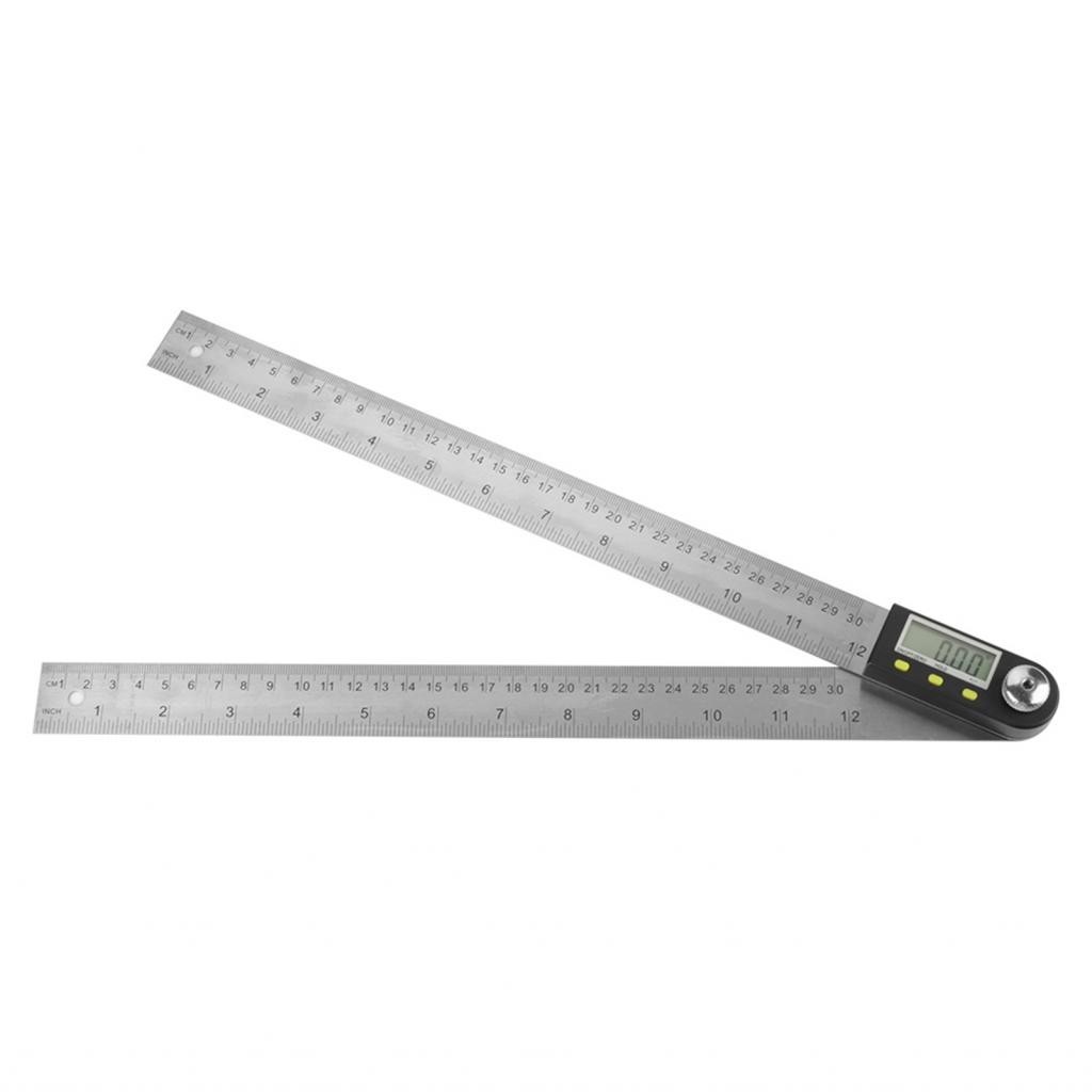 Digital Angle Finder Protractor 0-300mm Stainless-Steel Electronic ...
