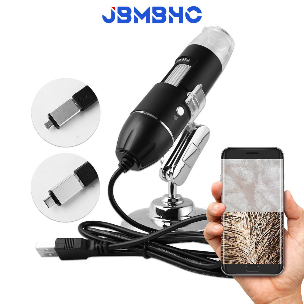 Hd Wifi USB 1600X ซูมกล้องจุลทรรศน์ดิจิตอล 8 LED Micro Digital Handheld แว่นขยายกล้อง Endoscope ...