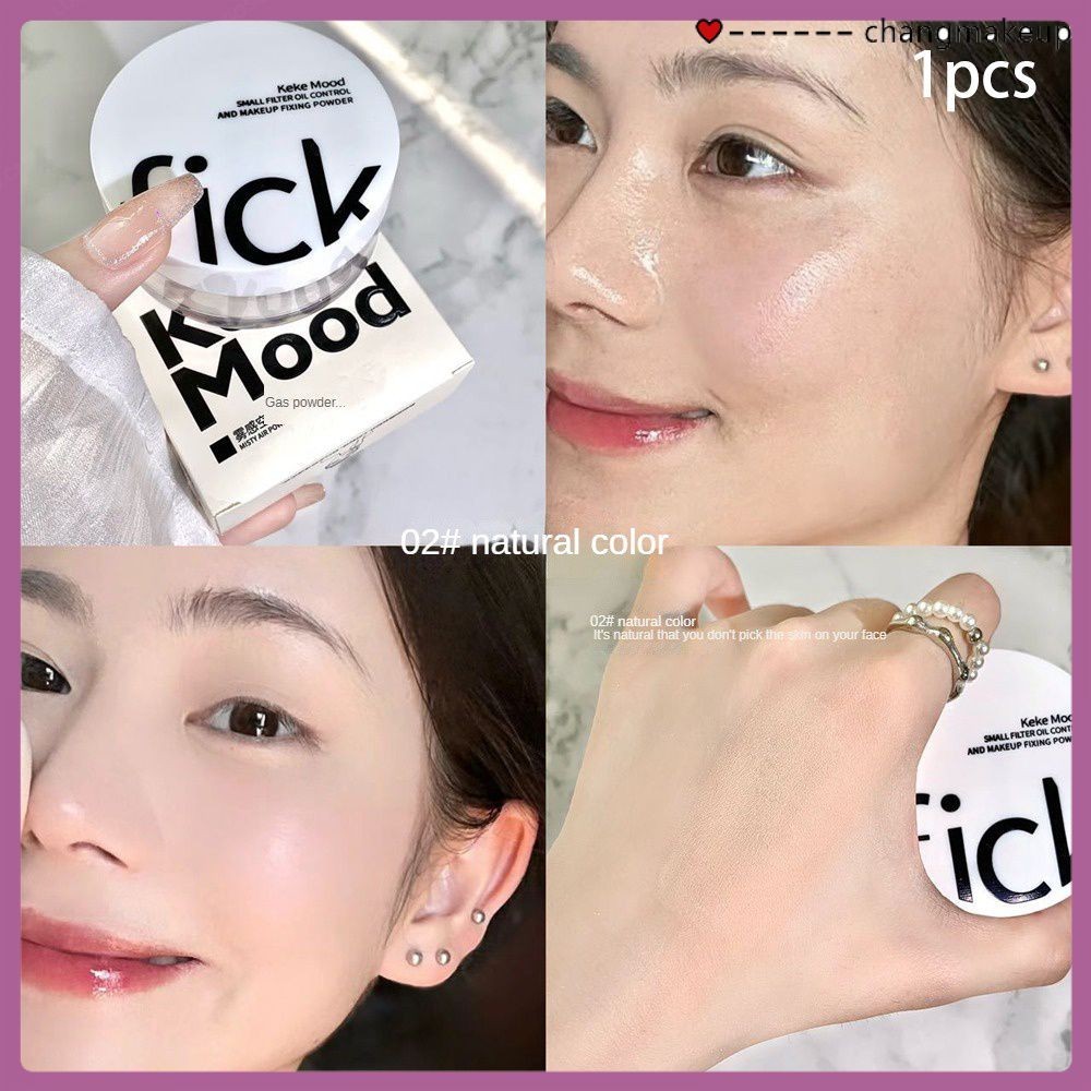 แป้งฝุ่น Keke Mood Mist Air Powder Lasting Oil Control Powder แป้ง ...