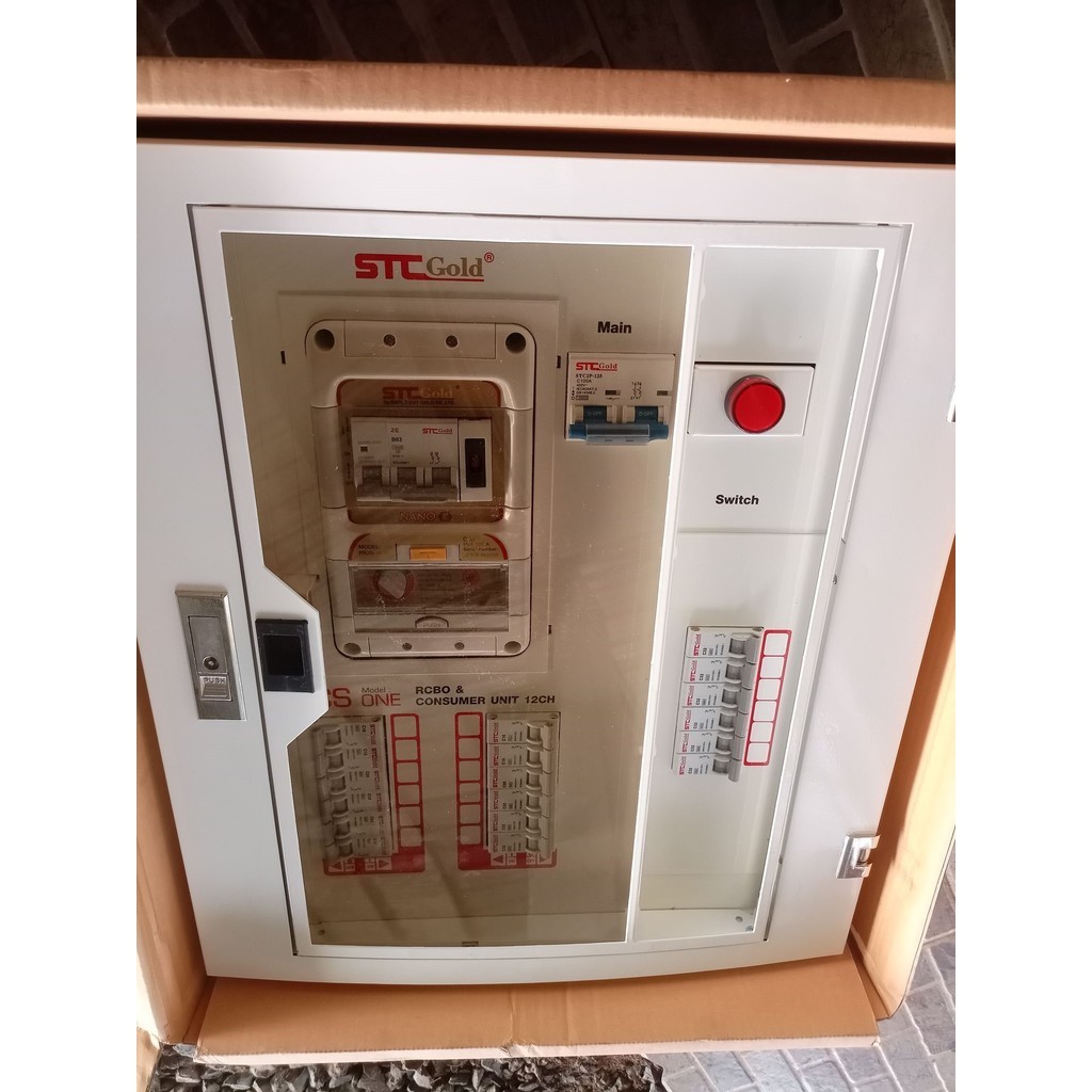SAFETCUT ตู้โหลดเซนเตอร์ เซฟทีคัท 2P รุ่นCSONE (SAFETCUTGOLD) 2เฟส 18 ...