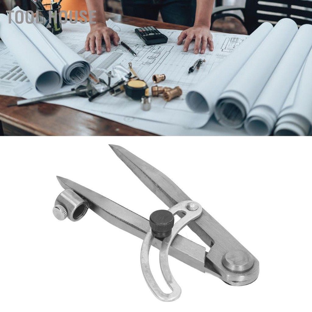 Tool House เข็มทิศ Scriber ล็อค Wing Divider งานไม้โลหะ Scribe ...