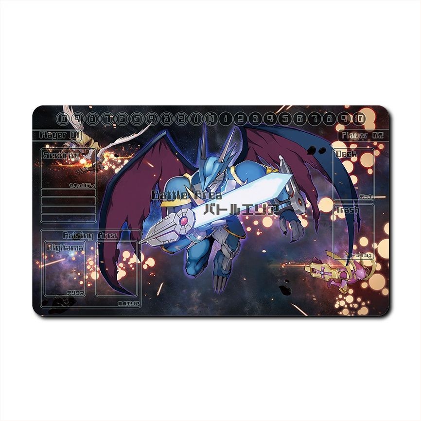 Digimon Card Playmat: Digimon Trading Card Game DTCG Game Mat Feating ...