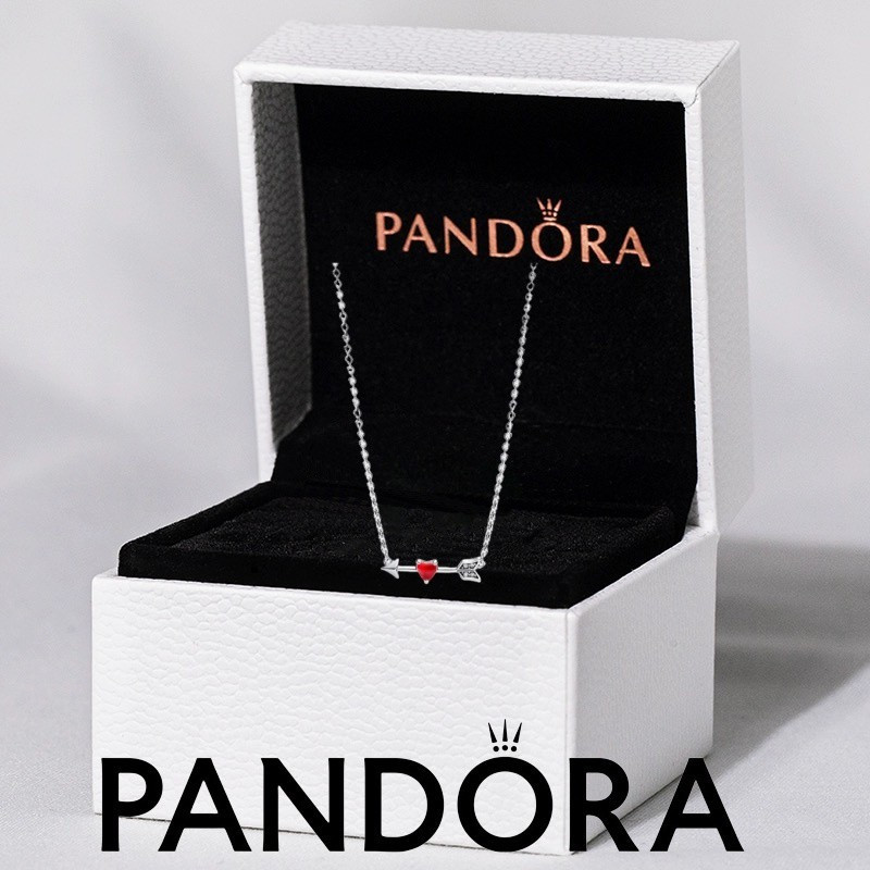 100% PANDORA S925 จี้สร้อยข้อมือเครื่องประดับเงินสเตอร์ลิง Arrow Murano ...