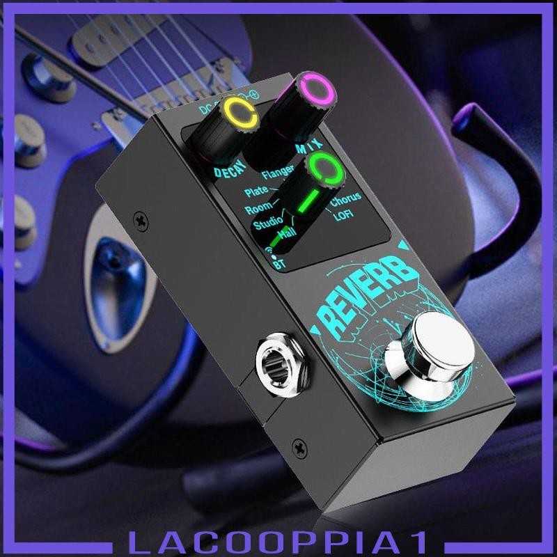 [Lacooppia1] Guitar Reverb Effect Pedal 9 โหมด Professional พกพาสะดวก ...